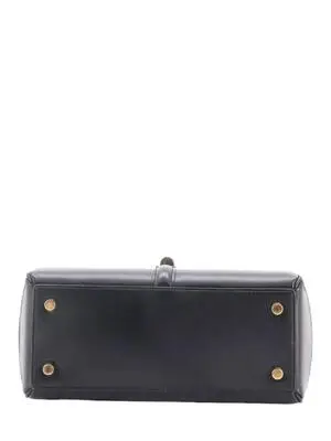 Celine Smooth Calfskin Satchel - Black