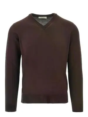 THE M.. V-neck Sweater - Brown