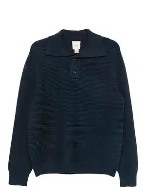CALVIN KLEIN Calvin Klein Ribbed-Knit Polo Sweater
