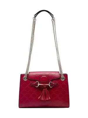 Gucci Small Emily Shoulder Bag - Red