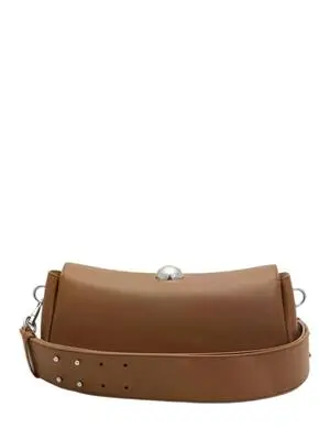 AMI AMI Paris Calf Leather Carrousel Bag