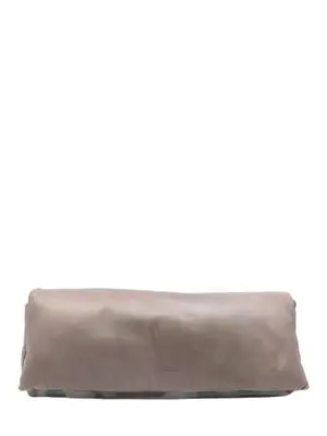 Rick Owens Padded Leather Clutch Bag - Grey