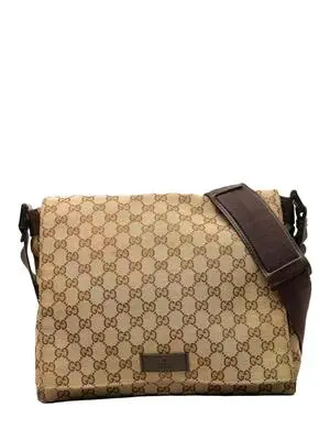 GUCCI Gucci GG Canvas Messenger Bag