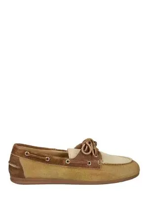 POSA Suede Panelled Loafers