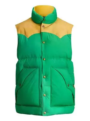 POLO RALPH LAUREN Polo Ralph Lauren Contrast-Yoke Padded Gilet