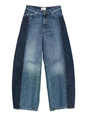 VICOLO Two-tone Panelled Jeans - Blue