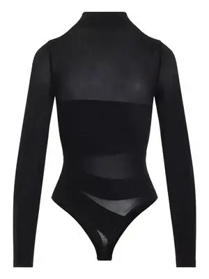 WOLFORD Wolford Infinite Wrap String Sheer-Panelled Bodysuit