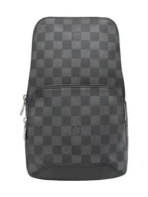 LOUIS VUITTON Damier Graphite Avenue Sling Crossbody Bag - Black
