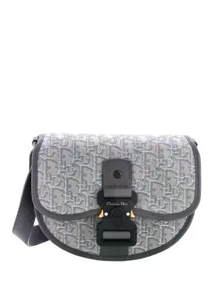 Dior Gallop Flap Messenger Bag - Grey