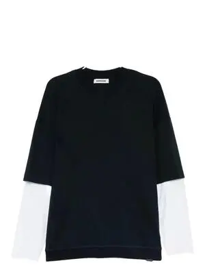 DARKPARK Layered-sleeve T-shirt - Black