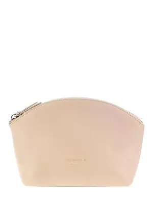 Emporio Armani Grained Leather Pouch - Neutrals