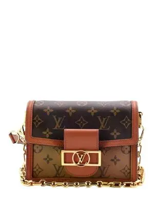 LOUIS VUITTON Louis Vuitton Dauphine Shoulder Bag Reverse Monogram Canvas Mini