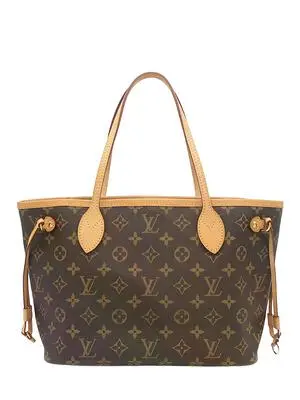 LOUIS VUITTON Louis Vuitton Monogram Neverfull PM Tote Bag Brown