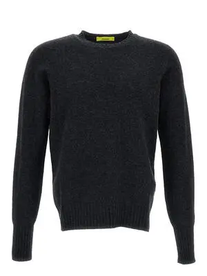 DRUMOHR Drumohr Smooth-Woven Wool Crewneck Sweater Grigio