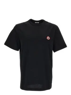 Moncler T - Shirt Logo Nero