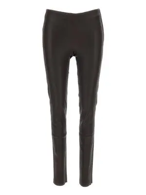 ARMA Panta Leggins Pelle Stretch - Marrone