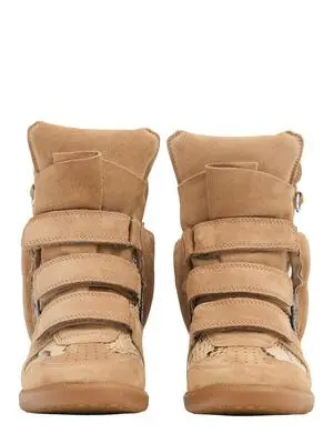 Isabel Marant Étoile Bekett Wedge Sneakers - Camel/sahara