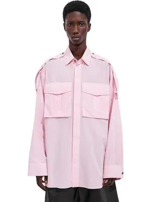 Bottega Veneta Cotton Poplin Overshirt - Doll