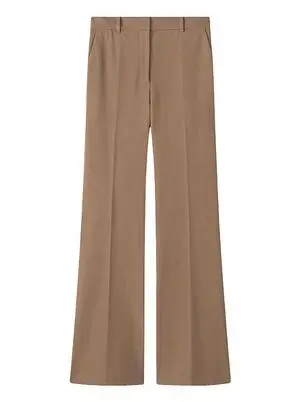 JOSEPH Tafira Gabardine Stretch-woven Trousers - Sable