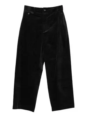 NICHOLSON & NICHOLSON Cotton Trousers - Black