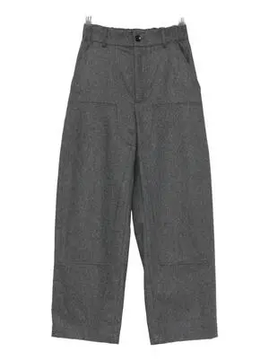 NICHOLSON & NICHOLSON Wool Trousers - Grey