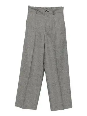 NICHOLSON & NICHOLSON Wool Trousers - Black