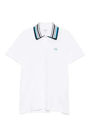 Loewe Loewe Anagram Cotton Polo Shirt White