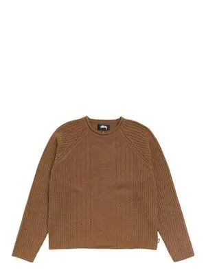 StÜssy Merino Roll Neck Sweater - Brown