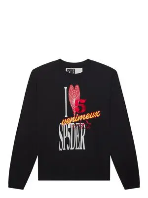 SP5DER Onyx' Souvenir V2 Long-sleeve Shirt - Black