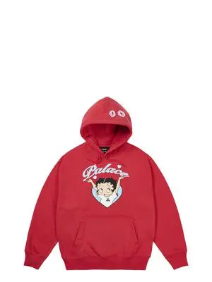 PALACE Palace Betty Boop Hooded Sweatshirt Red