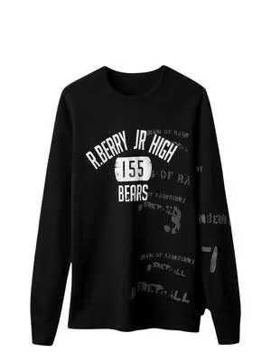 GV GALLERY Jr. High Thermal Long Sleeve Shirt - Black