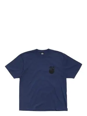 StÜssy 8 Ball Graphic T-shirt - Blue