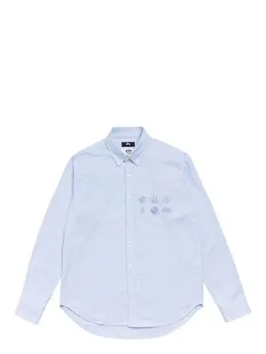 StÜssy Junya Button Down Shirt - Blue