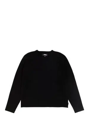 StÜssy Merino Roll Neck Sweater - Black