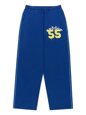 SP5DER 55 University Wide Leg Sweatpant - Blue