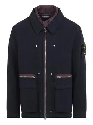 STONE ISLAND STONE ISLAND Cotton-Wool Blend Field Jacket