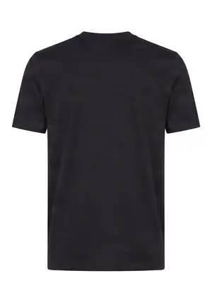 BOSS BLACK Embroidered Logo Cotton T-shirt - Black