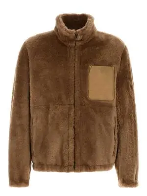 SALVATORE SANTORO Reversible Shearling Jacket - Camel