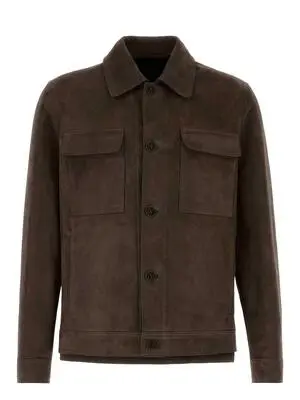 SALVATORE SANTORO SANTORO Suede Jacket