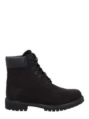 Timberland 3.5 Cm Heel 100% Leather Lace-up Boots - Black