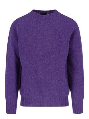 Howlin' HOWLIN' 100% Wool Crewneck Sweater Violet