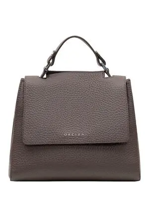Orciani Sveva Soft Shoulder Bag - T.moro
