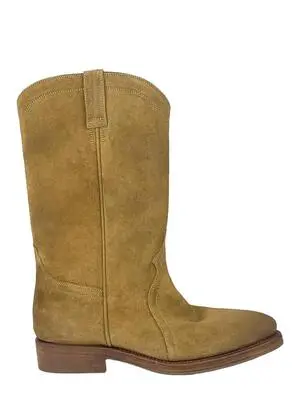 JIL SANDER Leather Boots - Walnut