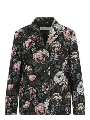 Dries Van Noten DRIES VAN NOTEN Breia Jacquard Blazer Black