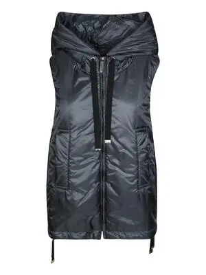 CUBE MAX MARA Sleeveless Puffer Vest With Hood - Verde