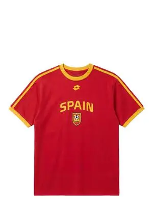 LOTTO Legacy Tee Graphic Shirts Red - Spain
