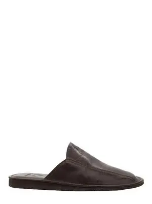 CAVALINHO Gentleman Leather House Slippers - Brown