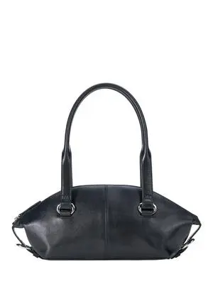 Staud STAUD Hester Mini Leather Shoulder Bag Black
