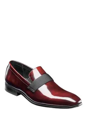Florsheim Tux Plain Toe Slip-on Loafers - Burgundy