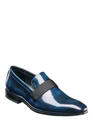 Florsheim Tux Plain Toe Slip-on Loafers - Navy